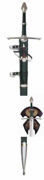 Strider Ranger | Sheath & Plaque | Replica Sword – Ancient Warrior